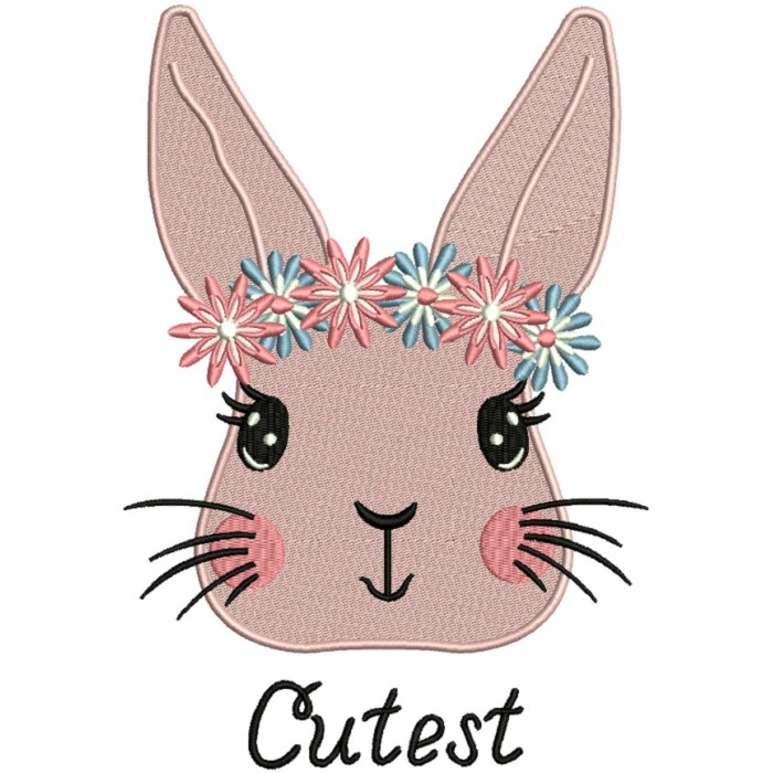 The Cutest Bunny Filled Machine Embroidery Design Digitized Pattern