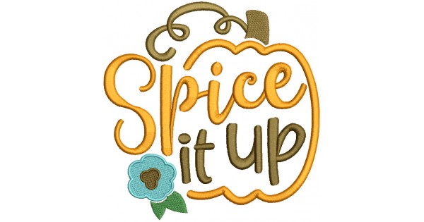 Spice It Up Filled Machine Embroidery Design Digitized Pattern
