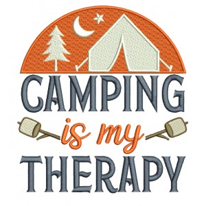 Camping Machine Embroidery Designs and Digitized Applique Patterns