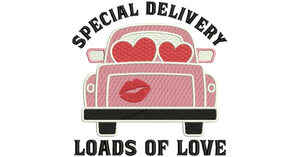 Special Delivery Loads Of Love Car Full Of Hearts Valentine's Day ...