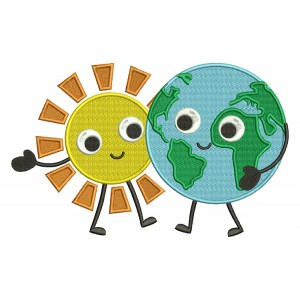 Earth Day Machine Embroidery Designs