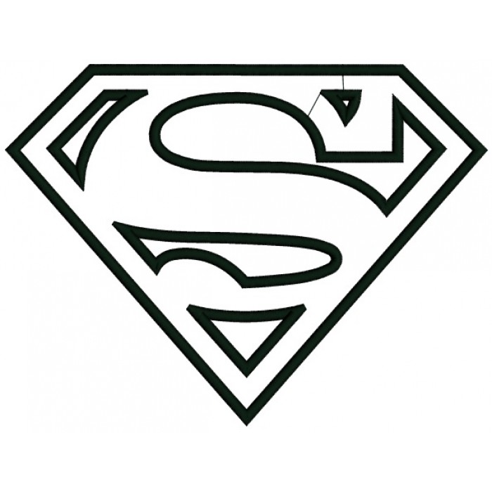 Autism Awareness Superman Applique Machine Embroidery Design Digitized ...