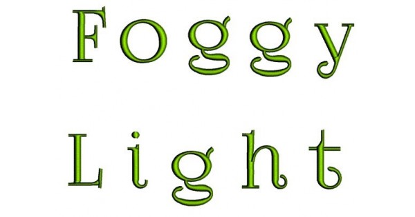 Foggy Light Font Machine Embroidery Script Upper and Lower Case 1 2 3 ...