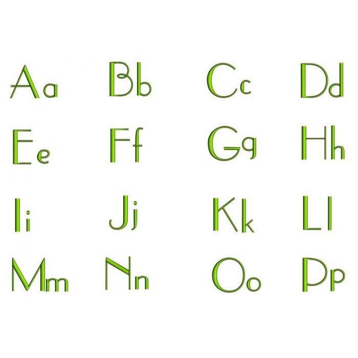 Upperside Satin Script Machine Embroidery Font Upper and Lower Case 1 2 ...