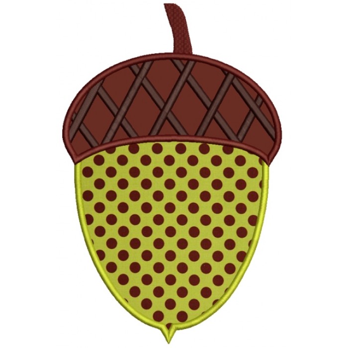 Acorn-Applique-Machine-Embroidery-Design-Digitized-Pattern