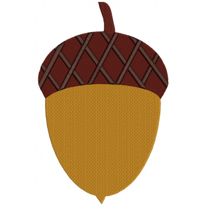 Acorn Filled Machine Embroidery Design Digitized Pattern