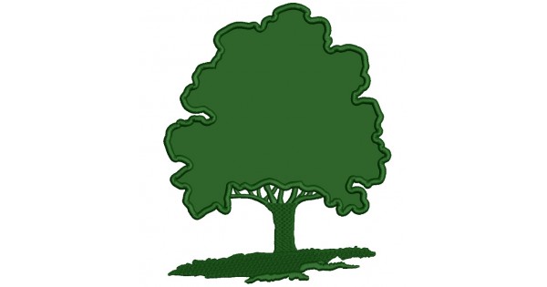 Large-Oak-Tree-Applique-Machine-Embroidery-Design-Digitized-Pattern ...