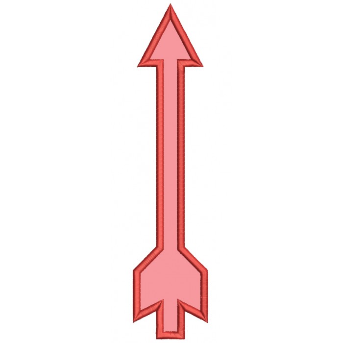 One Way Arrow Applique Machine Embroidery Design Digitized Pattern