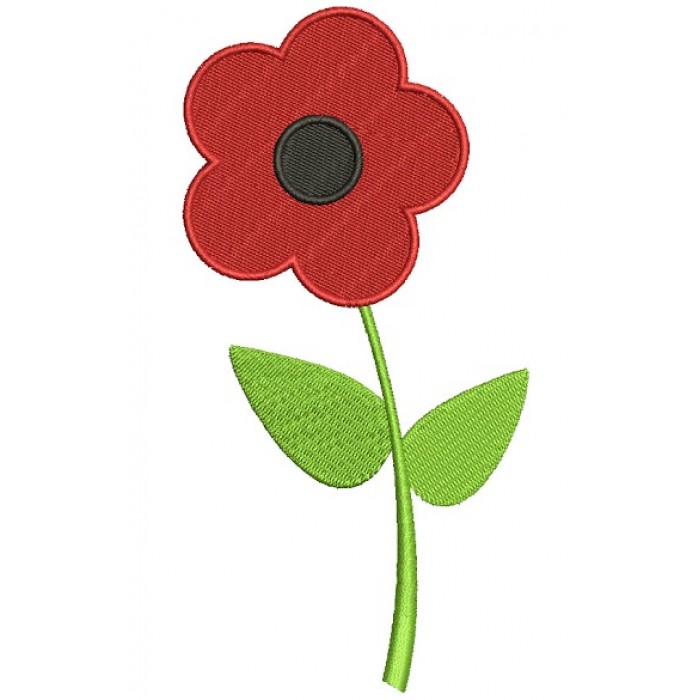 Tall Garden Filled Machine Embroidery Design Digitized Pattern