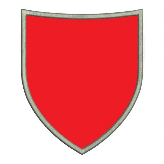 Shield Applique Machine Embroidery Digitized Design Pattern