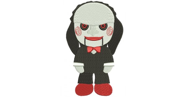 Looks Like Character from Saw Horror Filled Machine Embroidery ...