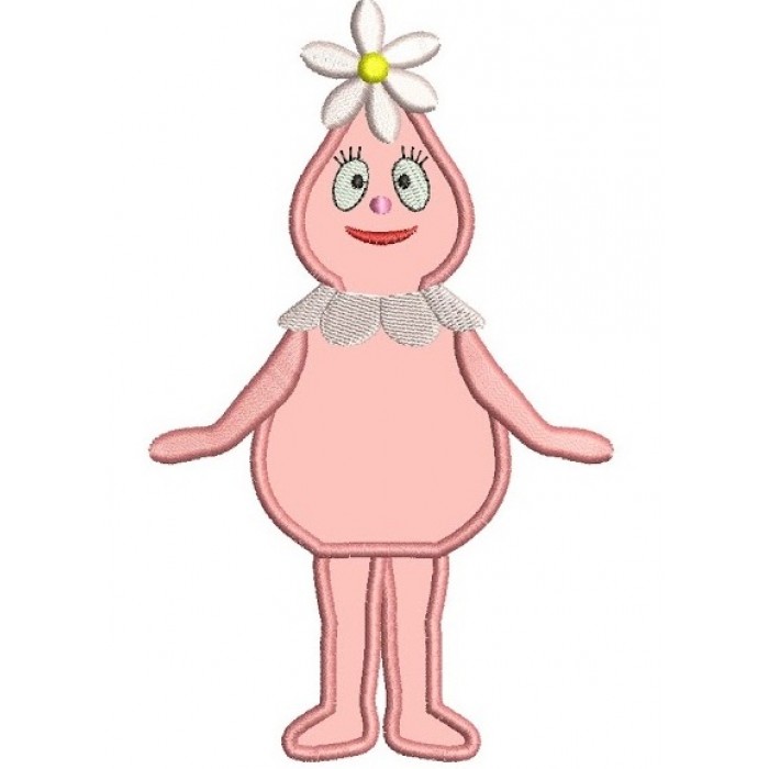 Looks Like foofa yo gabba gabba Applique Digitized Machine Embroidery ...