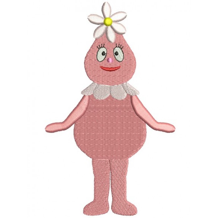 Looks Like foofa yo gabba gabba Filled Digitized Machine Embroidery ...