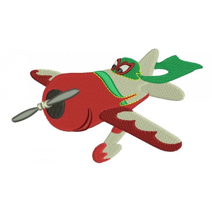 Looks Like El Chupacabra Airplaine Filled Machine Embroidery Design ...