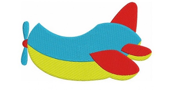 Instant Download Airplane Machine Embroidery Design