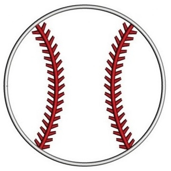 Baseball Applique Machine Embroidery Digitized Design Pattern - Instant ...